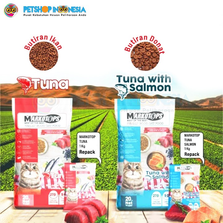 Jual Markotop Cat Food Repack 800gram - Makanan Kering Kucing Kemasan ...