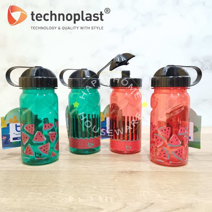 Jual TECHNOPLAST Watermelon Bottle Sport 450ml | Botol Air Minum ...