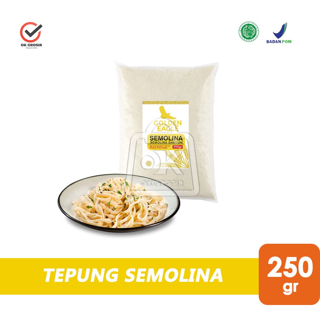Jual Semolina Pasta Flour / Tepung Gandum Pasta Golden Eagle (Repack ...