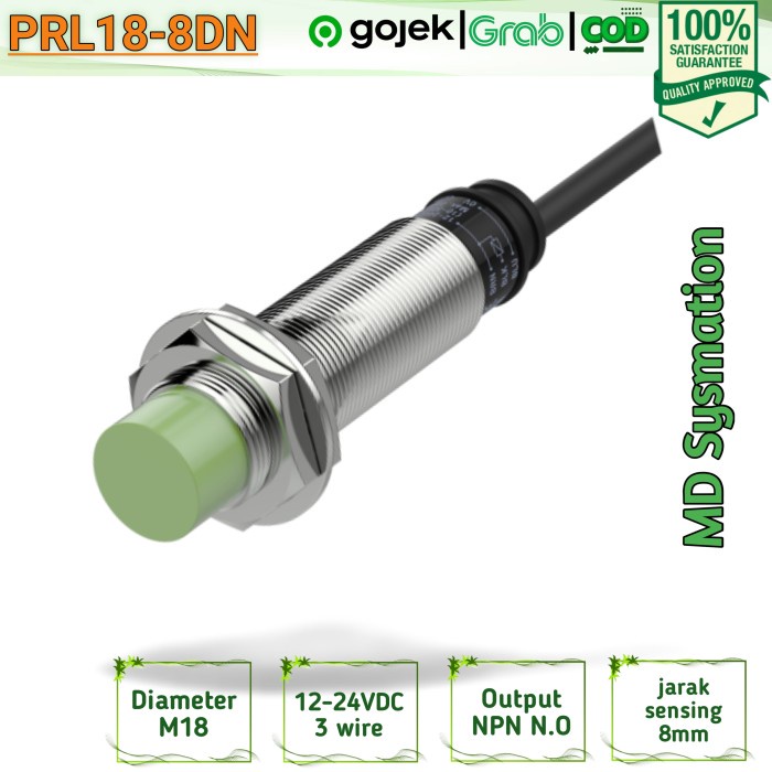 Jual Autonics PRL18-8DN Proximity Sensor ( NPN N.O ) | Shopee Indonesia