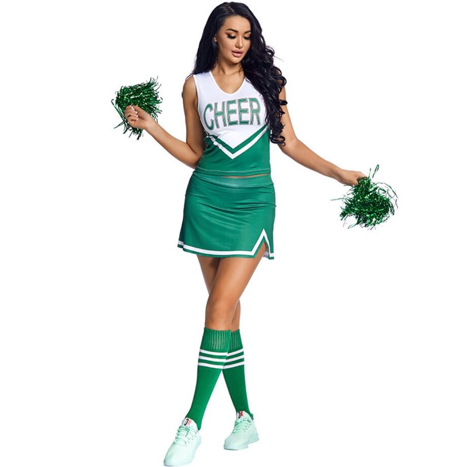 Jual Preorder Women Schoolgirl Cheer Cosplay Uniform Girl Sexy Lingerie