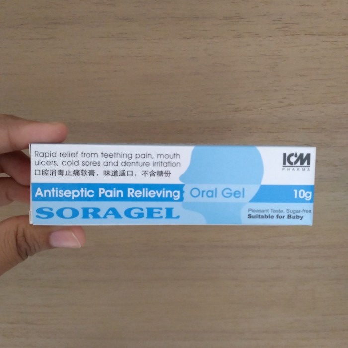 Jual ICM PHARMA Soragel Antiseptic Oral Gel - 10 g | Shopee Indonesia