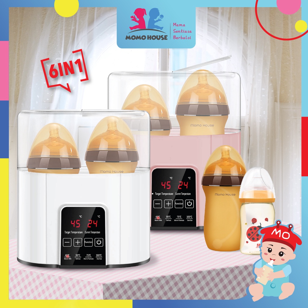 Jual MOMO HOUSE Alat Steril Botol Susu Bayi Sterilizer Botol Bayi ...