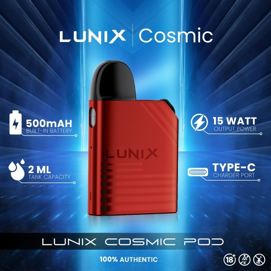 Jual POD KIT LUNIX COSMIC POD KIT POD LUNIX COSMIC ORIGINAL100%POD KIT ...