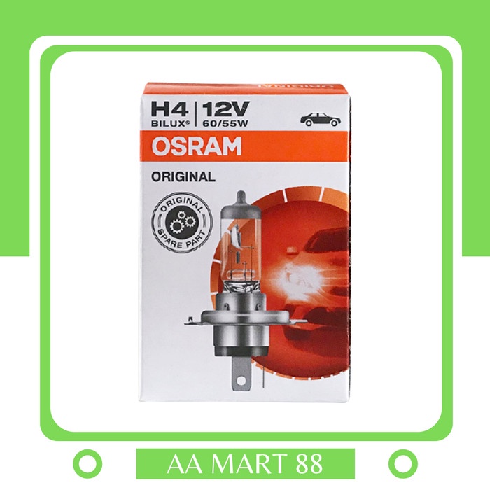 Jual Lampu Bohlam Mobil Original / Standard OSRAM H4 / H 4 12V 60/55W ...