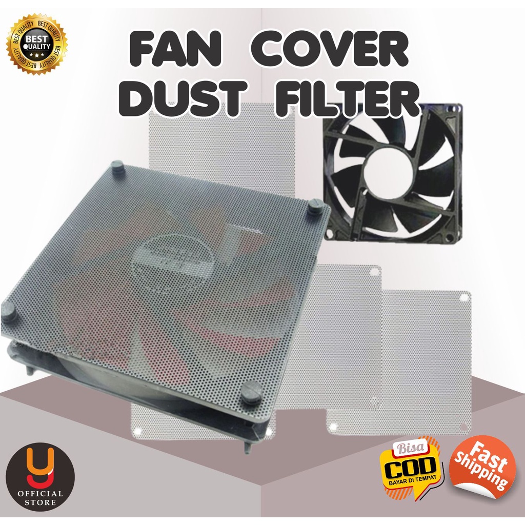 Jual Kipas Fan Casing Dust Filter PC Komputer 12cm 120 mm 8cm 80 mm PVC ...