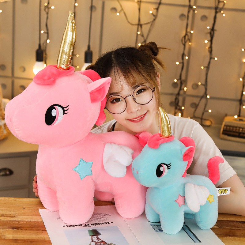 Jual Boneka Unicorn Warna Warni Little Pony LED Kuda Poni Bersayap ...