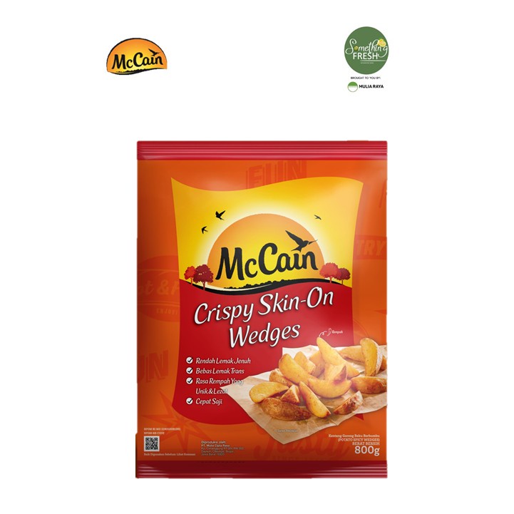 Jual McCain Crispy Skin On Wedges - 800gr | Shopee Indonesia