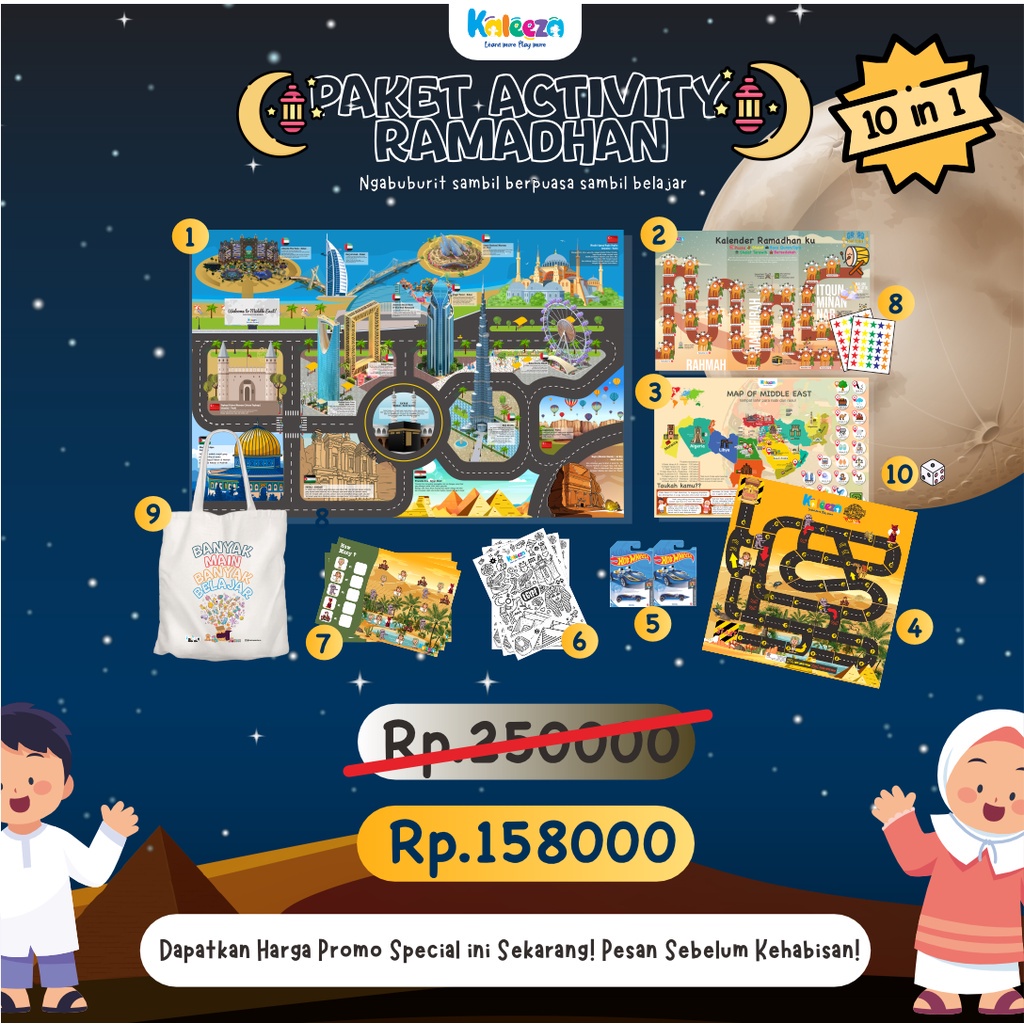 Jual Paket Activity Ramadhan 10 in 1 - Mainan Ngabuburit Anak Edukasi ...