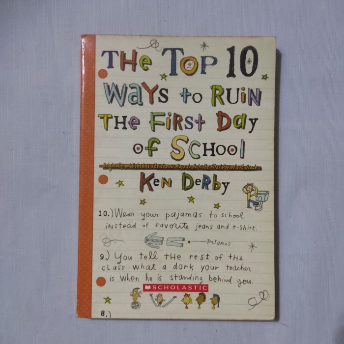 Jual Novel import the top 10 ways to ruin the first day of school by ...