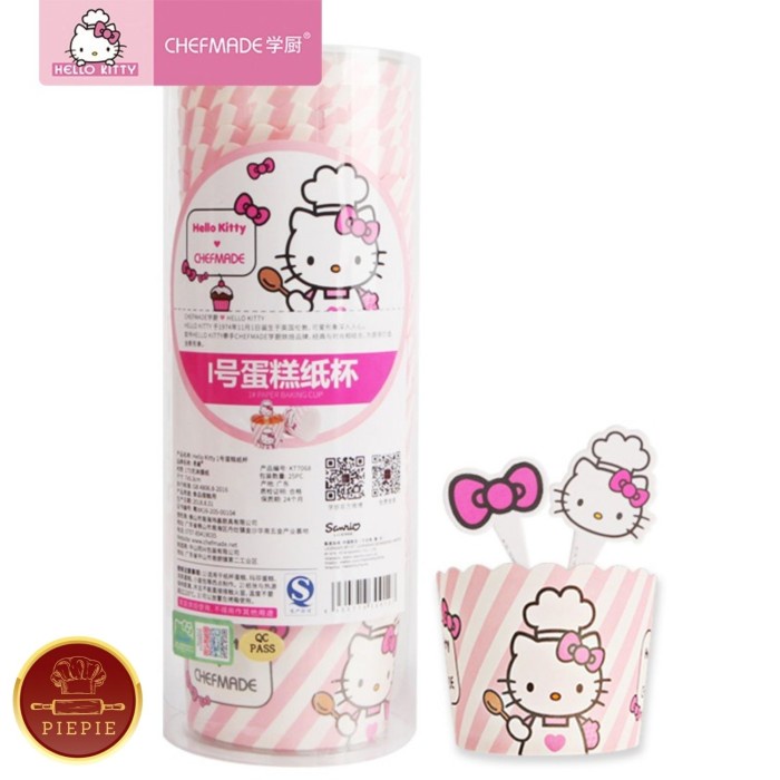 Jual Kertas Kertas Cupcake Hello Kitty / Baking Cup Chefmade - Kt7068 ...