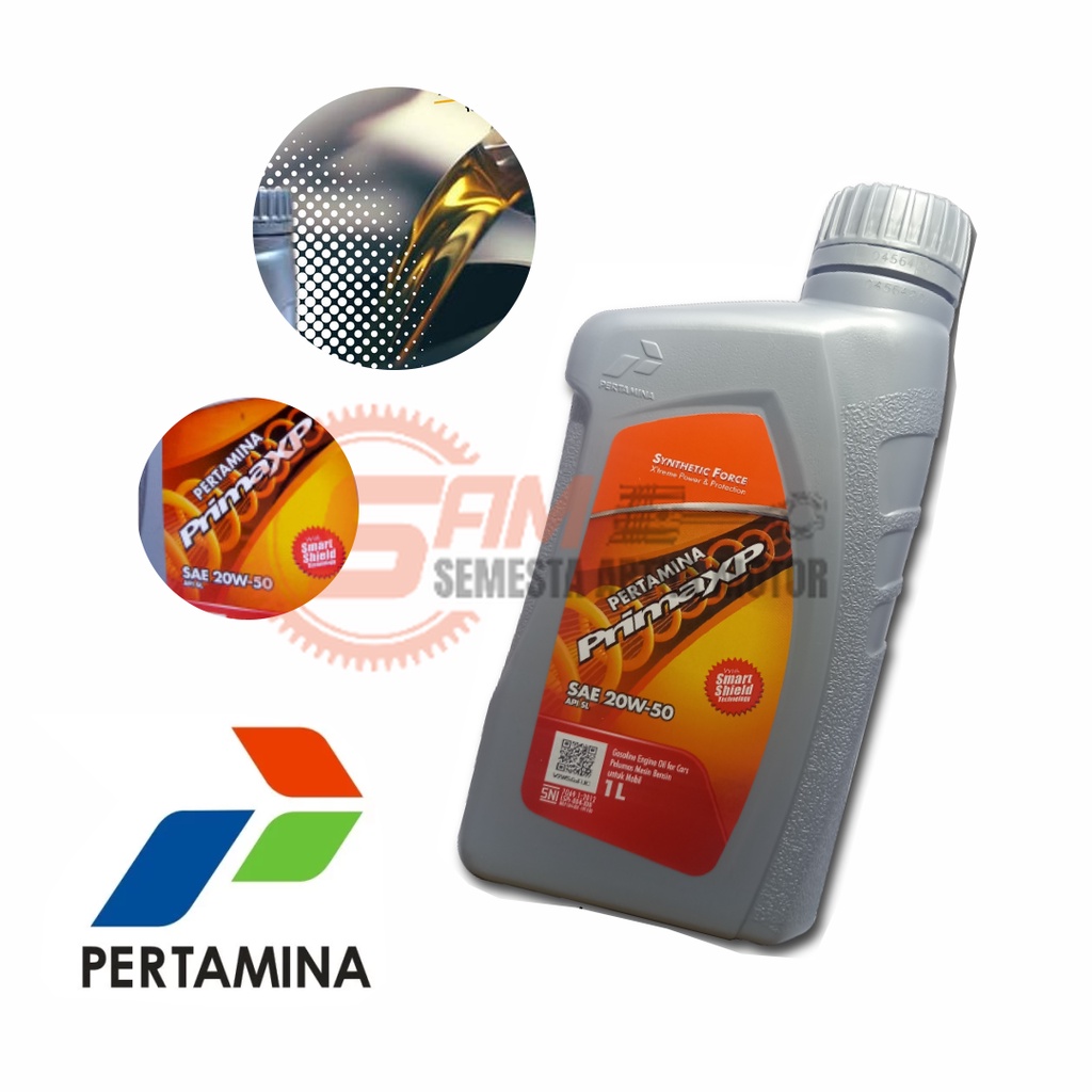 Jual Oli Mesin Pertamina Prima XP 1 Liter 20w50 Mobil Motor Vixion ...
