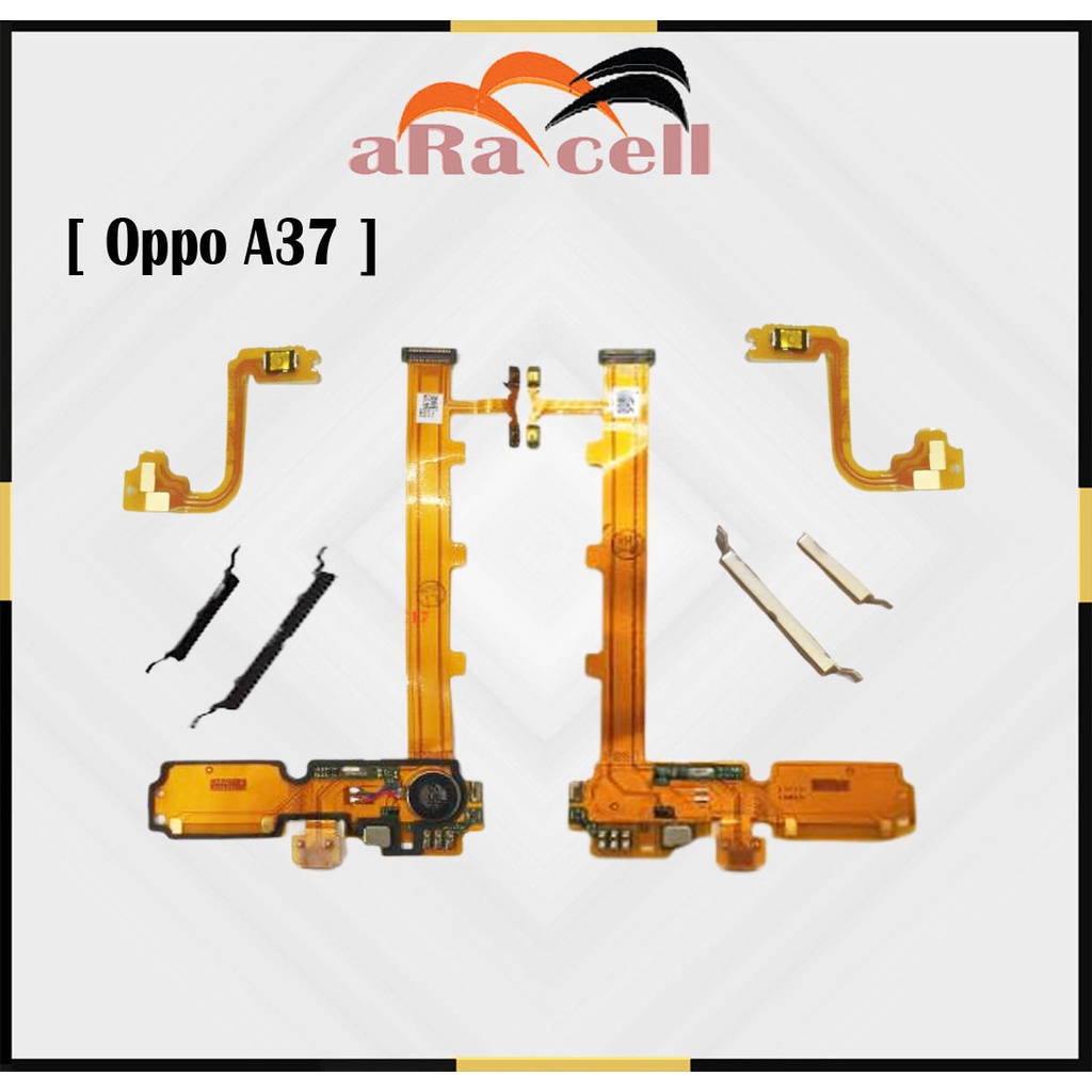 Jual [ ARA CELL ] Fleksibel Flexible Konektor+ ON OFF +TOMBOL LUAR Cas Mic dan Volume Hp Oppo ...