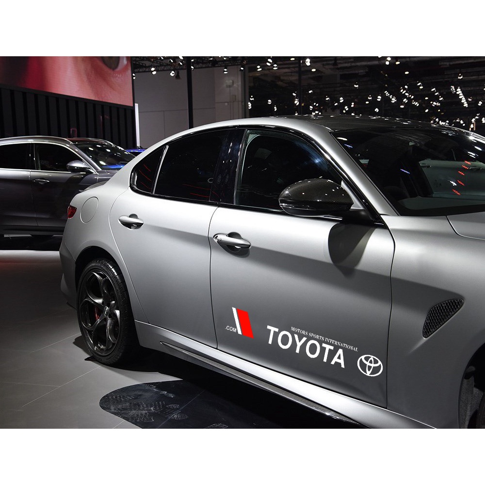 Jual 2pcs Stiker Pintu Mobil Side Body Sticker Decals Vinyl Exclusive ...