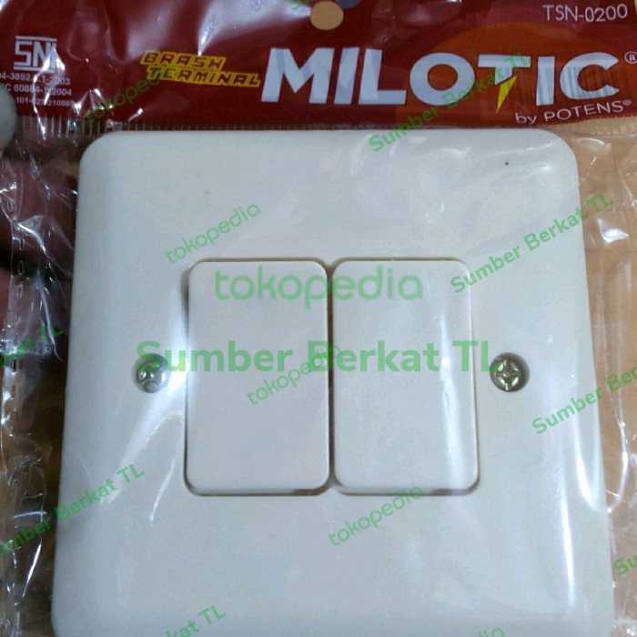 Jual Saklar inbow Double Milotic / Saklar Ib Seri Tebal Berkualitas ...