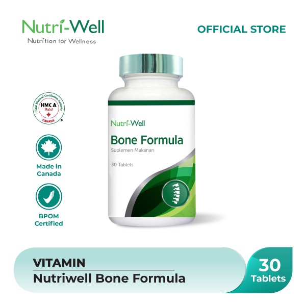 Jual Nutriwell Bone Formula - 30 Tablet | Shopee Indonesia