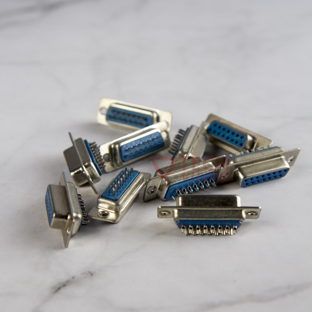 Jual Connector DB 15Pin Female RS232 15 Pin DB15 Jack Konektor Betina ...