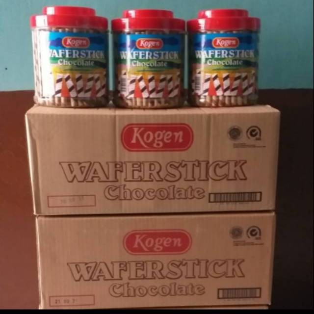 Jual KOGEN WAFER STICK CHOCOLATE ASTOR COKLAT TOPLES 1 DUS / KARTON ISI ...