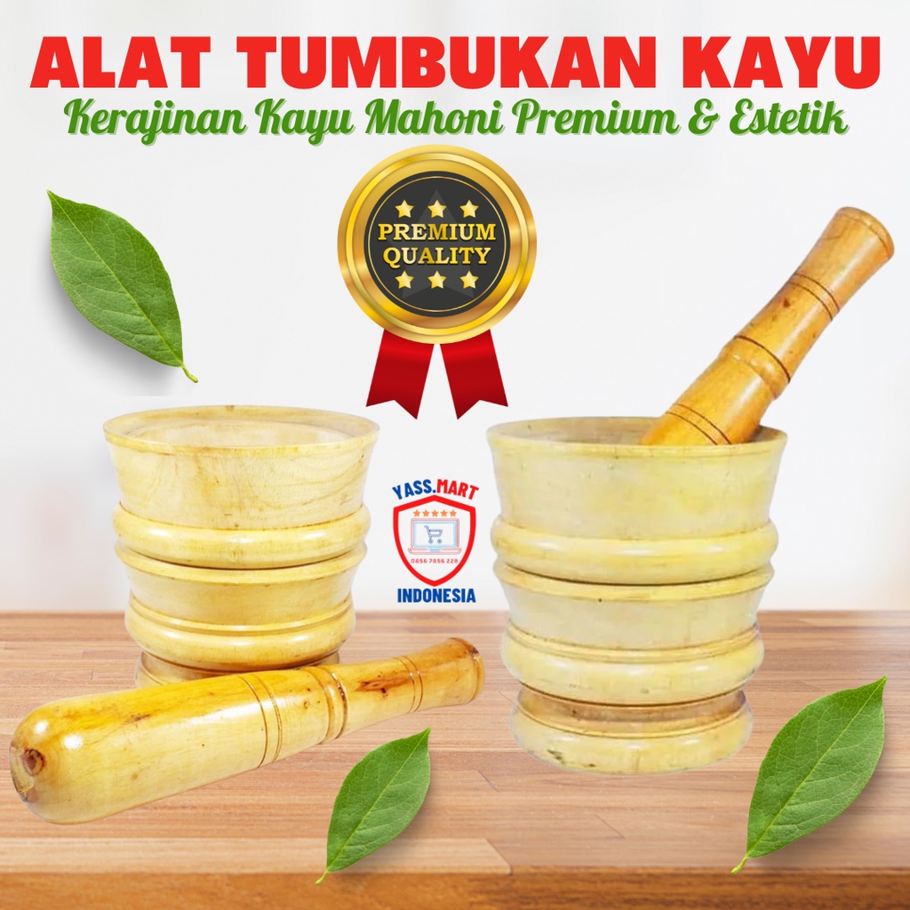 Jual TUMBUKAN KAYU 1 SET (LUMPANG & ALU) Alat Bebekan Kayu Cobek Kayu ...