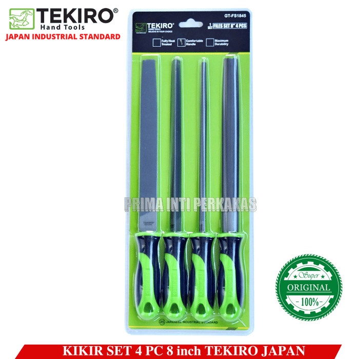 Jual Files Set 8" 4pc Tekiro / Kikir Besi 8 Inch Set 4 Pcs Tekiro ...