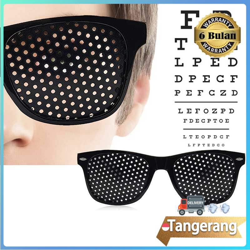 Jual Kacamata Terapi Untuk Minus Dan Silinder Pinhole Glasses Kesehatan ...