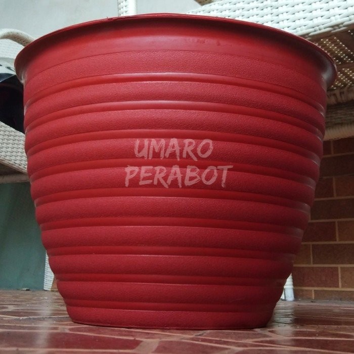 Jual Pot Tawon Ukuran 30 Warna Merah Bata / Pot Tanaman / Pot Bunga ...