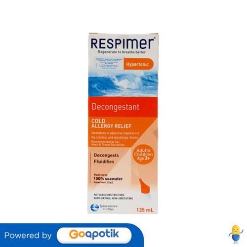 Jual Respimer Hypertonic Decongestant 135 Ml | Shopee Indonesia