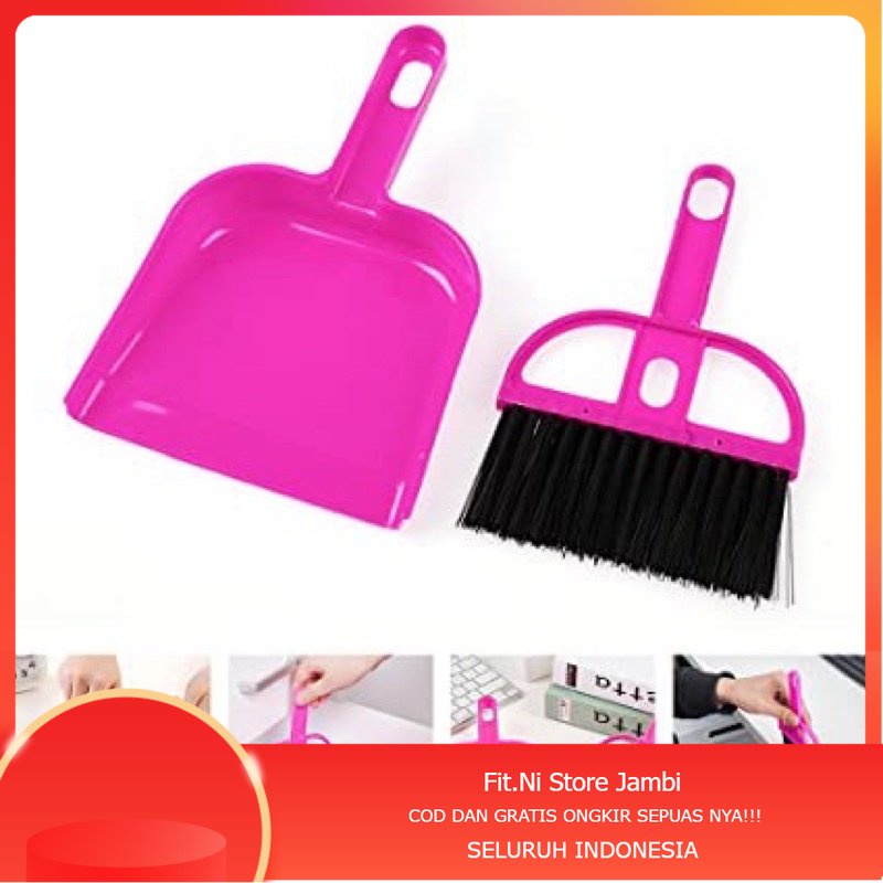 Jual SAPU PENGKI MINI SET/ Serbaguna Sapu mini dustpan Set serokan ...