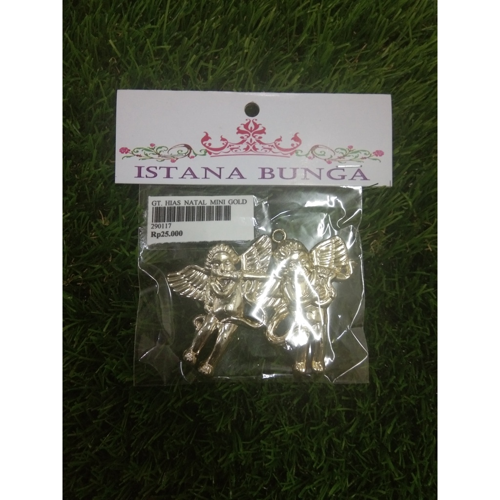 Jual Gt hias natal mini gold | Shopee Indonesia