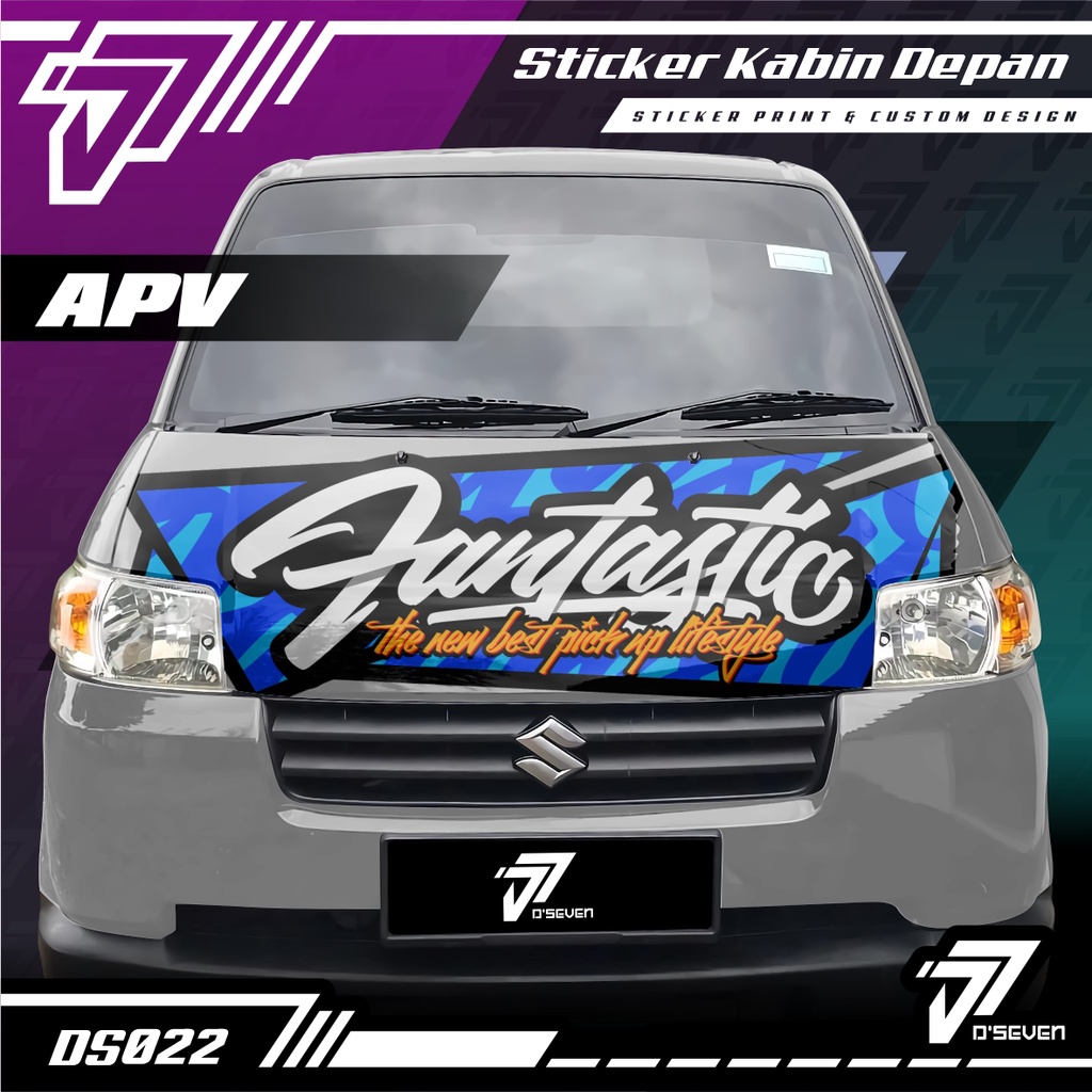 Jual Stiker Decal Kabin Depan Pick Up SUZUKI APV FANTASTIC Custom Bisa ...