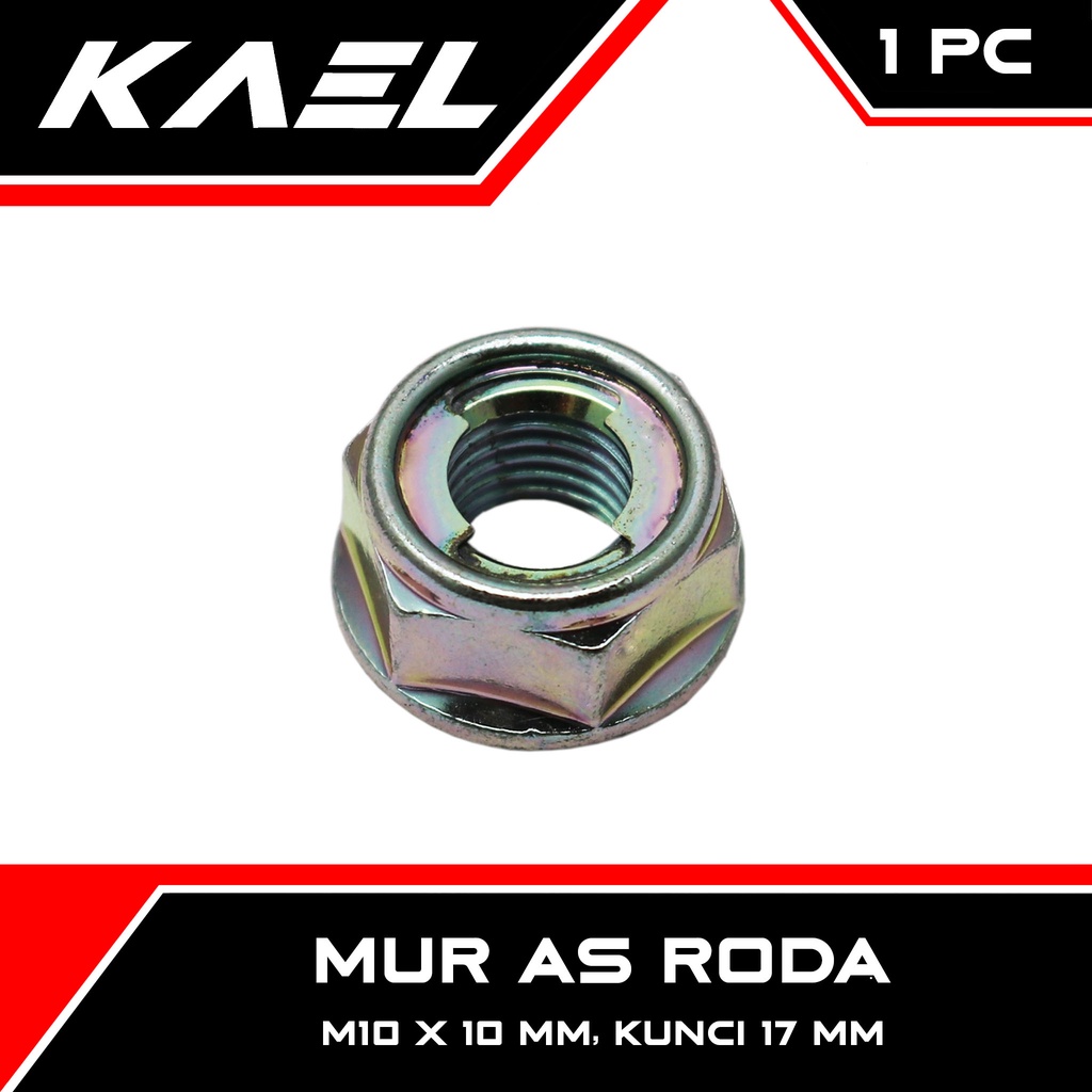 Jual Mur As Roda M10 X 10 mm Kunci 17 mm Mio Lama Sporty Soul Smile M3 ...