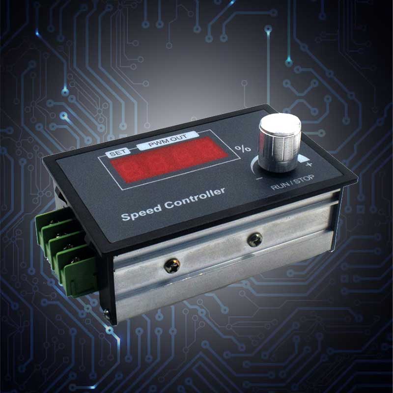 Jual Motor Speed Controller 6V 12V 24V 36V 48V PWM Dengan B100K Rotary ...