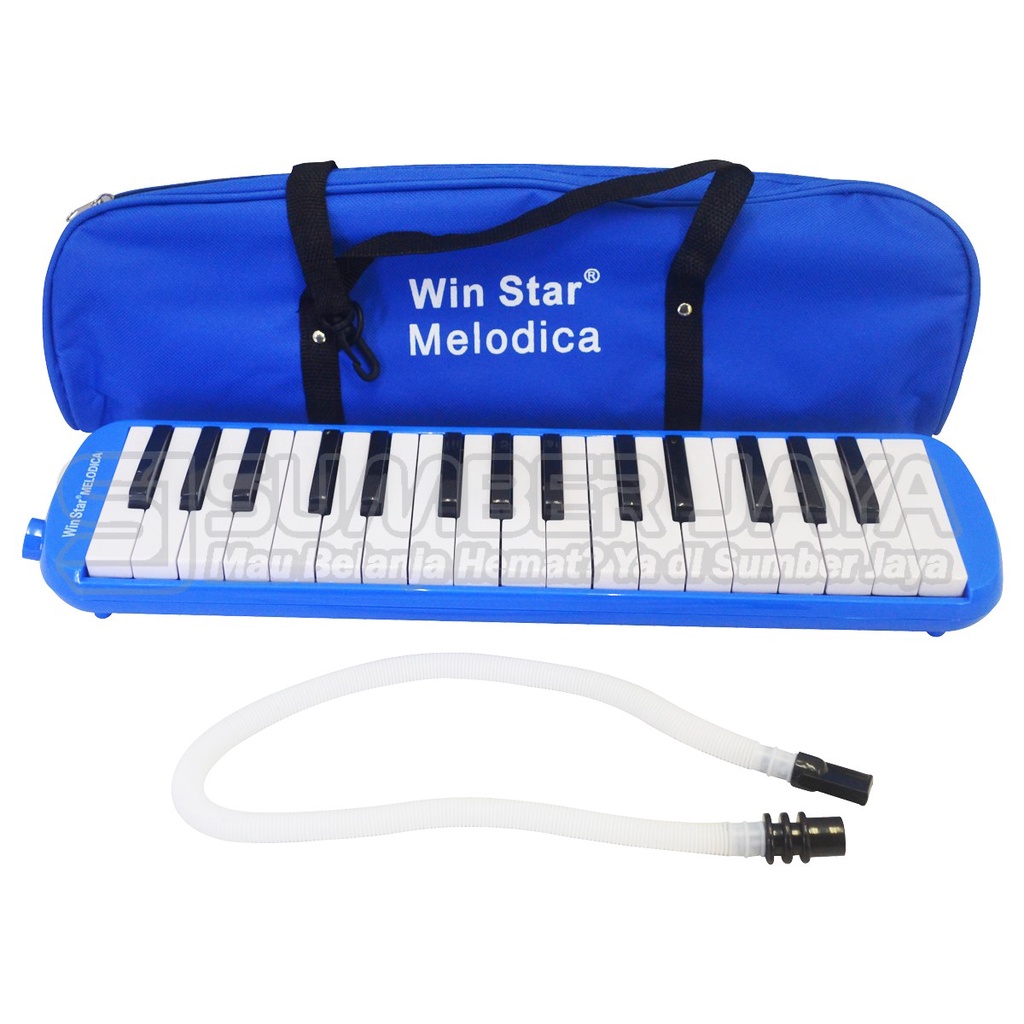 Jual Pianika Tas Pianika Kain Win Star Melodica Biru Alat Musik Tiup ...