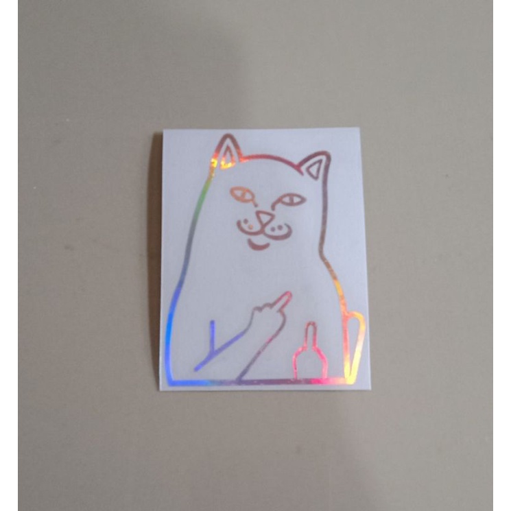 Jual STICKER CUTTING ANIMASI KUCING LUCU STICKER MOTOR MOBIL LAPTOP ...