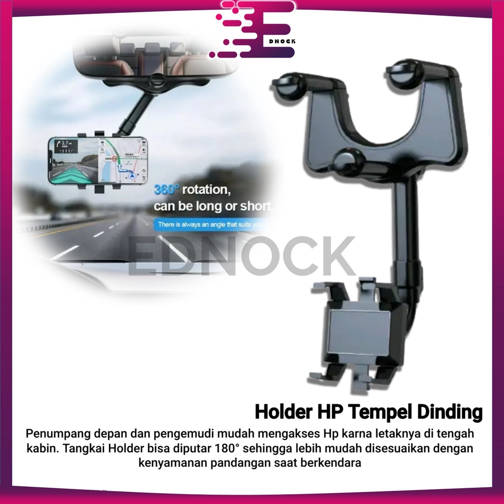 Jual Holder HP Mobil HD59 Putar 180° Handphone Universal Original ...