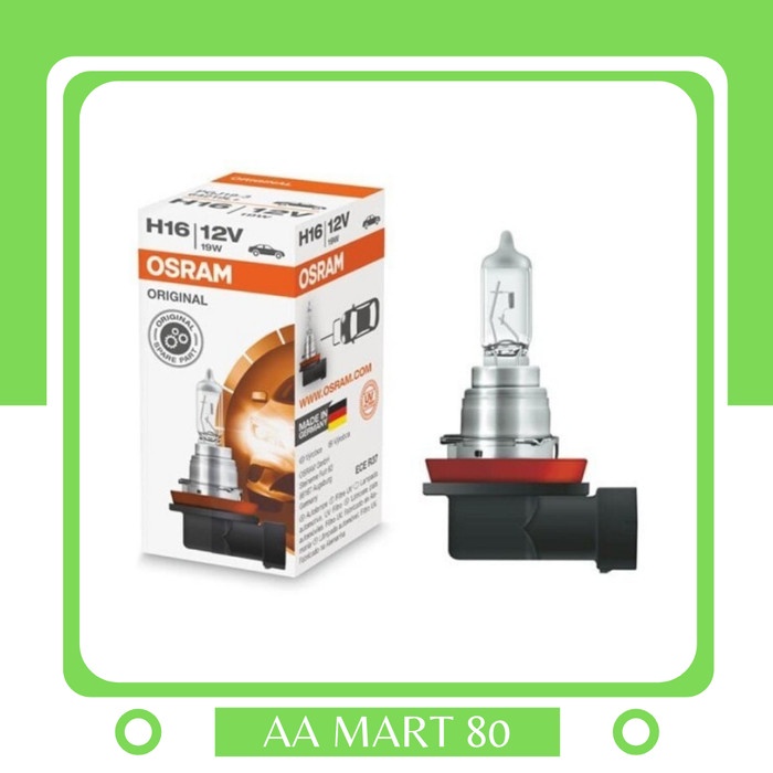 Jual OSRAM H16 ORIGINAL BOHLAM HALOGEN HEADLAMP ORIGINAL OSRAM 19W ...