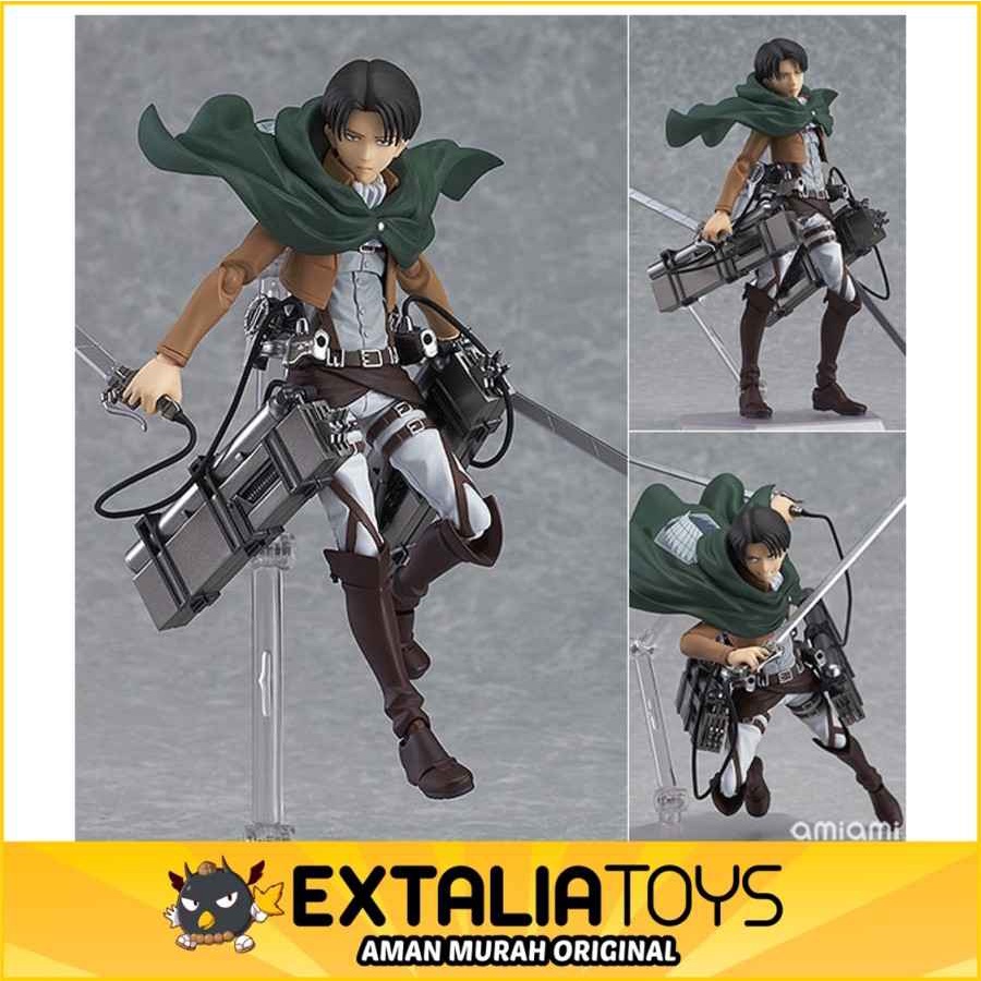 Jual GSC FIGMA 213 ATTACK ON TITAN - LEVI ACKERMAN(RE-RUN) | Shopee ...