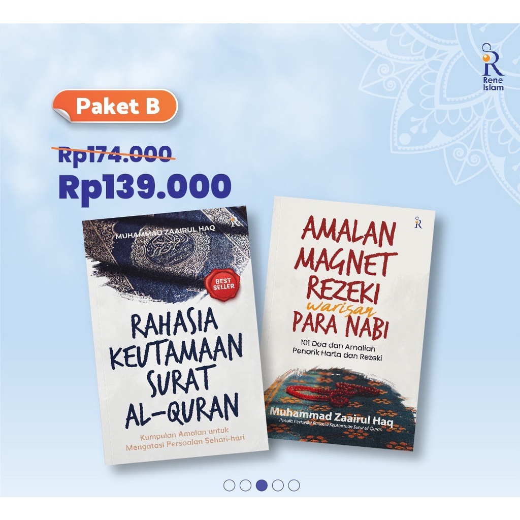 Jual Pre Order Paket Buku Amalan Magnet Rezeki Warisan Para Nabi ...