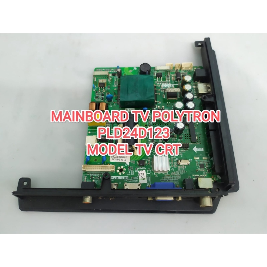 Jual MAINBOARD TV POLYTRON PLD24D123 MDL CRT ORIGINAL NORMAL TESTED ...