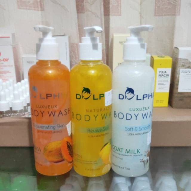 Jual DOLPHIN BODY WASH 250ml papaya (Sabun Mandi pemutih) | Shopee ...