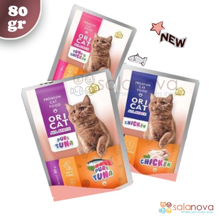 Jual Ori Cat Sachet Wet Food 80gr Makanan Kucing Basah | Shopee Indonesia