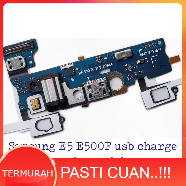 Jual Samsung E5 E500F usb flexible FLEKSIBEL CONECTOR PAPAN konektor cas board pcb mic plugin ...