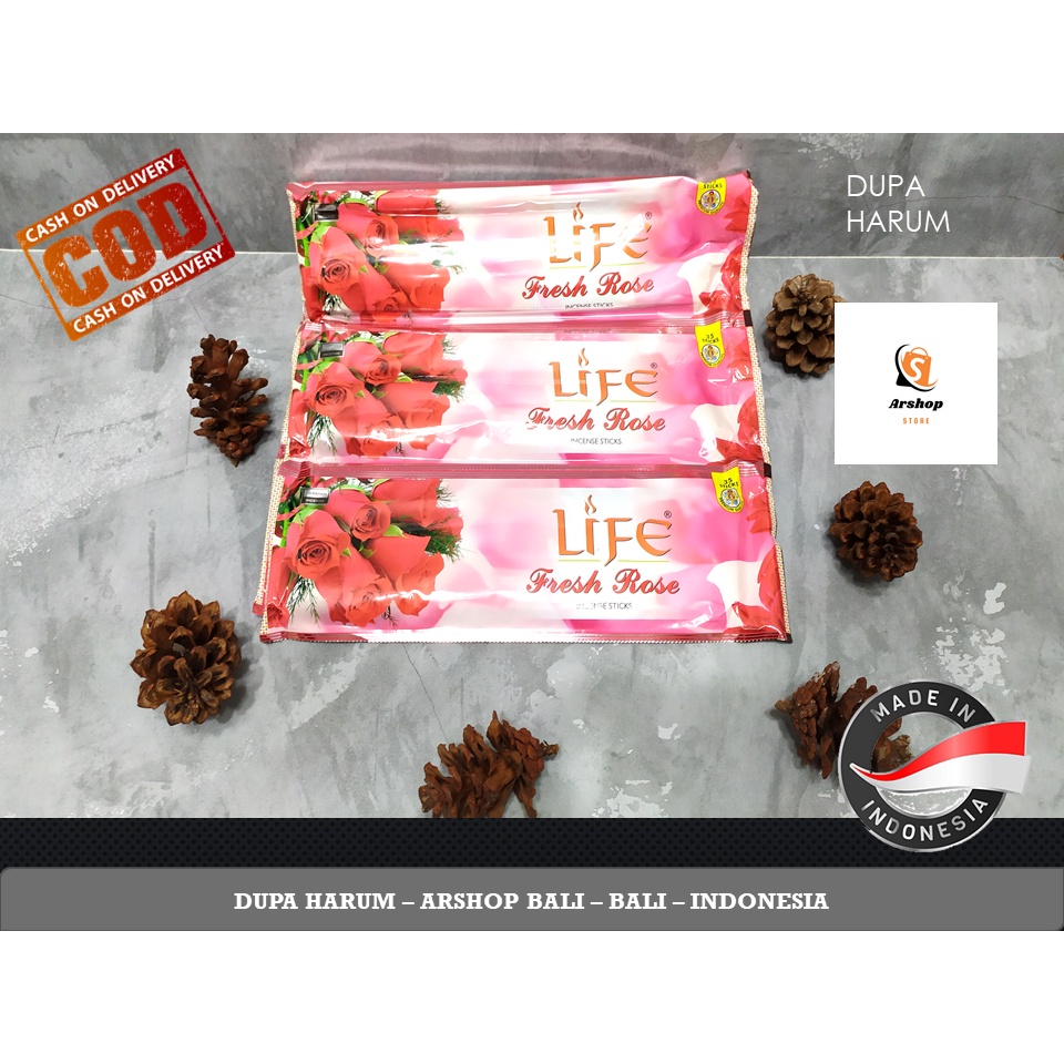 Jual dupa aromaterapi bali LIFE FRESH ROSE WANGI DAN AROMATERAPI 1 ...