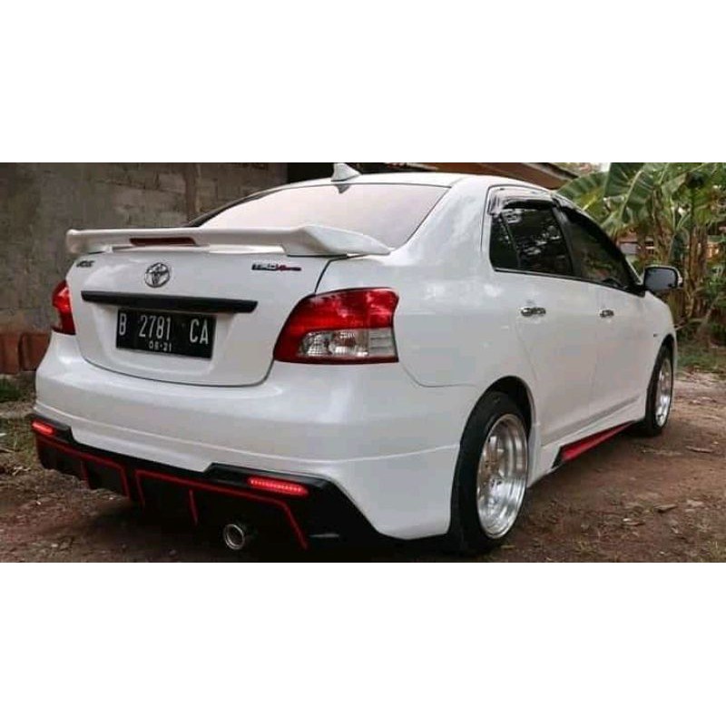 Jual MEDANTEKNIK88 spoiler Vios TRD dengan lampu | Shopee Indonesia