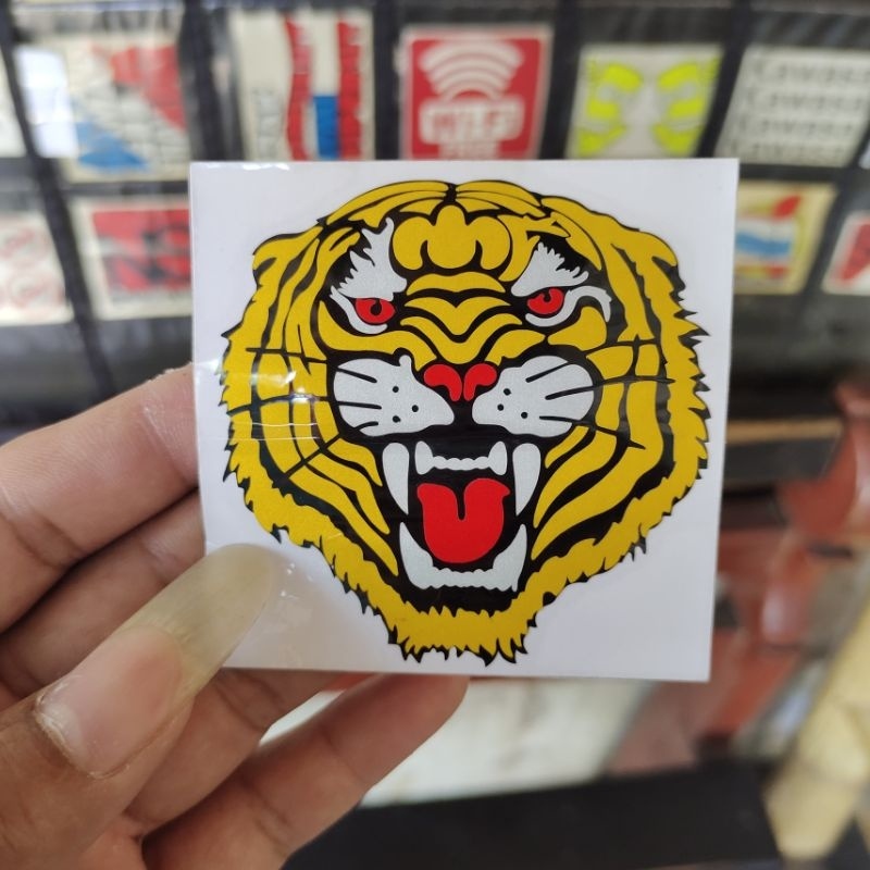 Jual stiker cuting logo kepala macan maung | Shopee Indonesia
