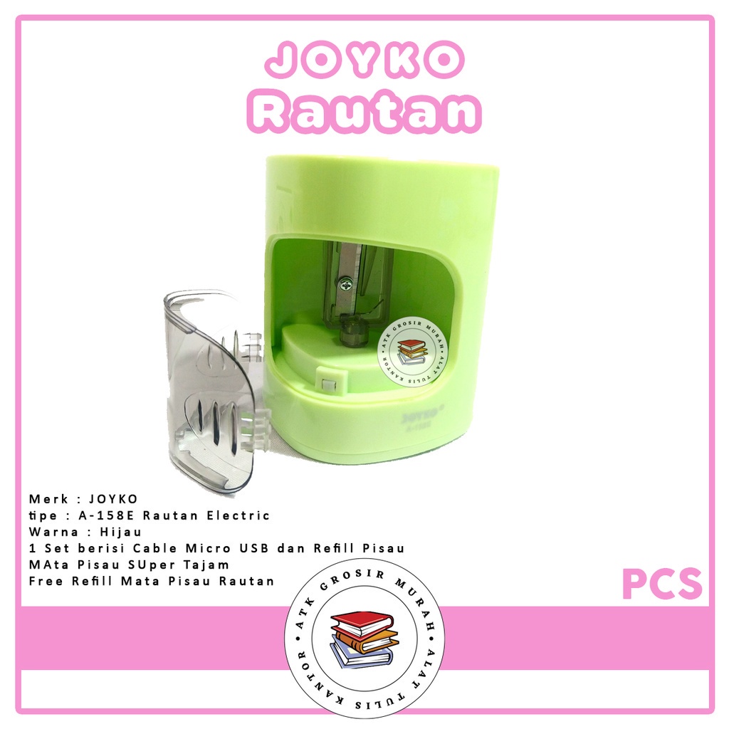 Jual JOYKO - Serutan Electric A-158E - Sharperner - Pcs | Shopee Indonesia