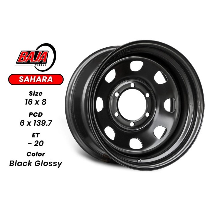 Jual Velg OFFROAD BAJA WHELLS R16 H6 MOBIL TRITON NAVARA FORD 4X4 RING ...