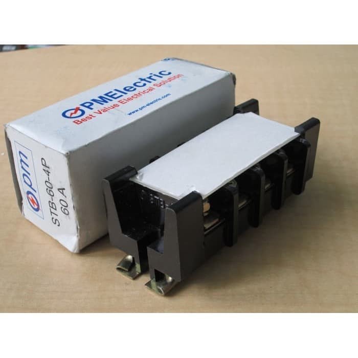 Jual Terminal Blok / Terminal Block / STB-60-4P 4P 60A 60 A PM PUMA | Shopee Indonesia