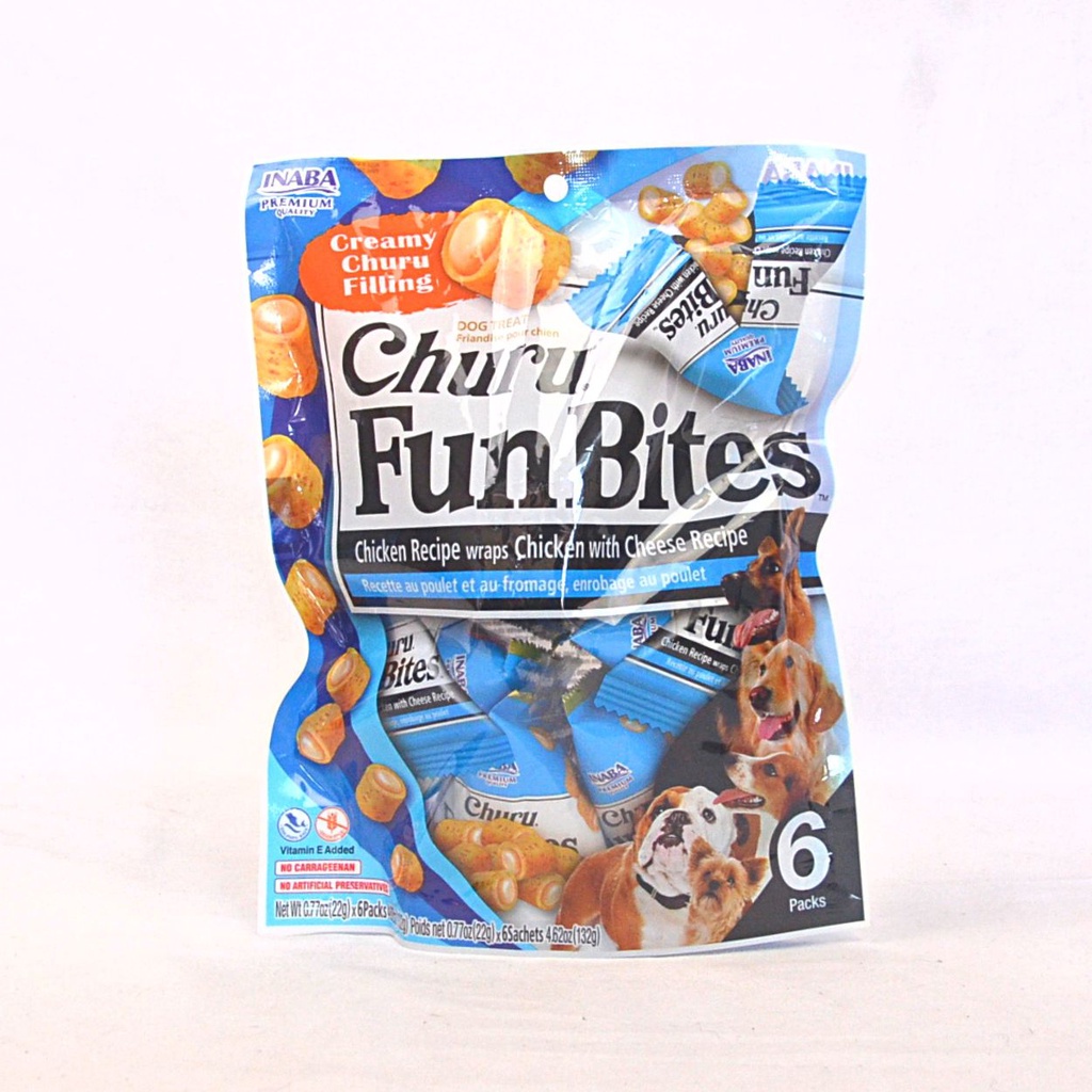 Jual INABA Snack Anjing Churu Fun Bites For dog Chicken Wraps With ...