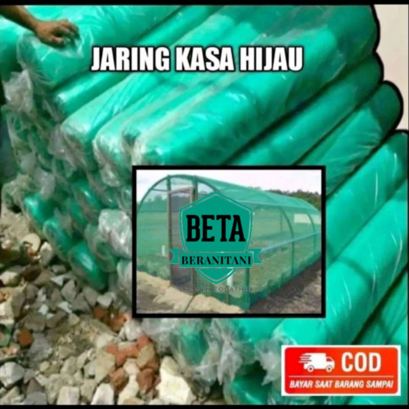 Jual Jaring kasa hijau insect net 1x1m ecer kualitas super grade A ...